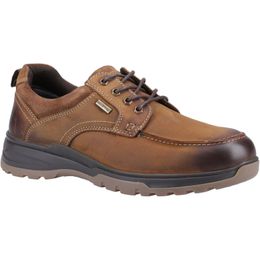 Hush Puppies Percy Leder Herren Tan Schn&uuml;rschuhe