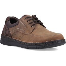 Hush Puppies Franklin Schn&uuml;r-Leder-Halbschuhe f&uuml;r Herren in Tan