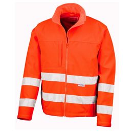 SAFE-GUARD by Result - Softshelljacke Signalkleidung f&uuml;r Herren (Orange)