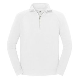 Fruit of the Loom - "Iconic Premium" Sweatshirt f&uuml;r Herren/Damen Unisex (Wei&szlig;)