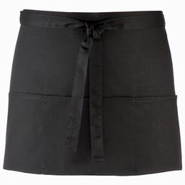 Premier Ladies/Womens Colours 3 Pocket Sch&uuml;rze (Schwarz)