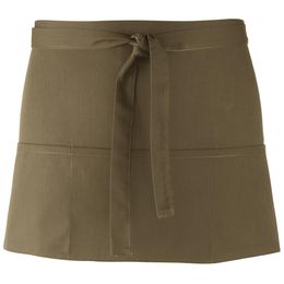 Premier Ladies/Womens Colours 3 Pocket Sch&uuml;rze (2er Pack) (Salbei)