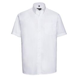 Russel Athletic Russell Collection - "Oxford" Hemd Pflegeleicht f&uuml;r Herren kurz&auml;rmlig (Wei&szlig;)