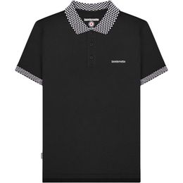 Lambretta - Poloshirt f&uuml;r Herren, Abzeichen (Schwarz)