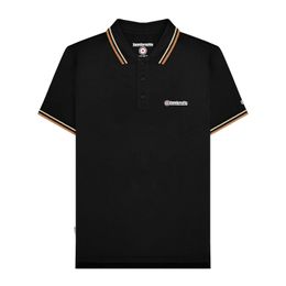 Lambretta - "SS25" Poloshirt f&uuml;r Herren (Schwarz/Holzasche)