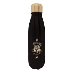Harry Potter - Wasserflasche, Golden Snitch, Metall, 550ml (Schwarz)