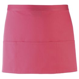 Premier Ladies/Womens Colours 3 Pocket Sch&uuml;rze (2er Pack) (Fuchsia)