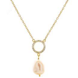 Orphelia 'Spa' Damen-Anh&auml;nger aus 925er Sterlingsilber mit Kette &ndash; Gold ZK-7575/G