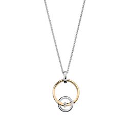 Orphelia 'Antoine' Damen-Kette mit Anh&auml;nger aus 925er Sterlingsilber &ndash; Silber/Gold ZH-7503/1