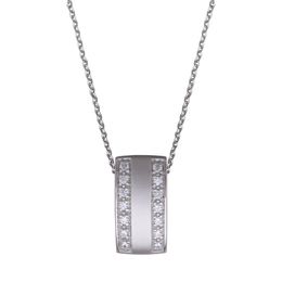 Orphelia Damen-Kette aus 925er Sterlingsilber mit Anh&auml;nger &ndash; Silber ZH-4575