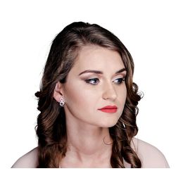 Orphelia 'Amber' Tropfenohrringe aus 925er Sterlingsilber f&uuml;r Damen - Silber/Ros&eacute; ZO-7092/1