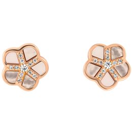 Orphelia 'Daisy' Damen 925 Sterling Silber Steckerohrringe - Rose ZO-7585/RG