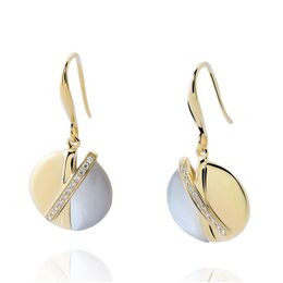 Orphelia 'Moragene' Damen 925 Sterling Silber Ohrh&auml;nger - Gold ZO-7506/G