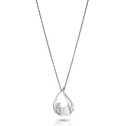Orphelia 'Etoile' Damenkette mit Anh&auml;nger aus 925er Sterlingsilber &ndash; Silber ZH-7524