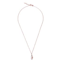 Orphelia 'Gigi' Damenkette mit Anh&auml;nger aus 925er Sterlingsilber, Ros&eacute;, ZH-7438