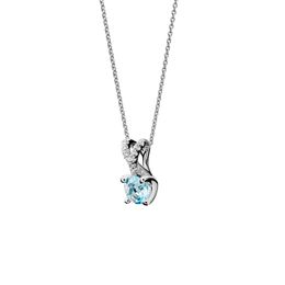 Orphelia 'Maya' Damenkette aus 925 Sterling Silber mit Anh&auml;nger - Silber ZH-7478/AQ