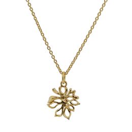 Orphelia Damen 925 Sterling Silber Kette mit Anh&auml;nger - Gold ZH-6027/2