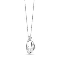 Orphelia Damen-Kette aus 925er Sterlingsilber mit Anh&auml;nger &ndash; Silber ZH-4726