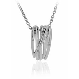 Orphelia Damen-Kette aus 925er Sterlingsilber mit Anh&auml;nger &ndash; Silber ZH-6038
