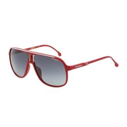 Carrera - Sonnenbrille Mit Rotem Rahmen Und Dunkelgrauen Get&ouml;nten Gl&auml;sern