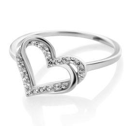 Orphelia 'Cecilia' Damen-Ring aus 925er Sterlingsilber &ndash; Silber ZR-7584