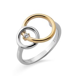 Orphelia Damen-Ring Sterling-Silber 925 &ndash; Silber/Gold ZR-7503/1