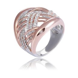 Orphelia Damen-Ring Sterling-Silber 925 &ndash; Silber/Ros&eacute; ZR-7447
