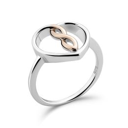 Orphelia Damen-Ring Sterling-Silber 925 &ndash; Silber/Ros&eacute; ZR-7475