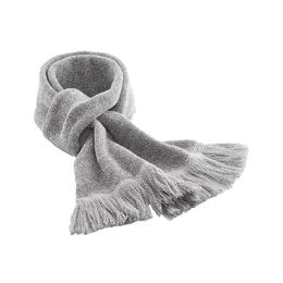 Beechfield - "Classic" Strickschal f&uuml;r Herren/Damen Unisex (Grau meliert)