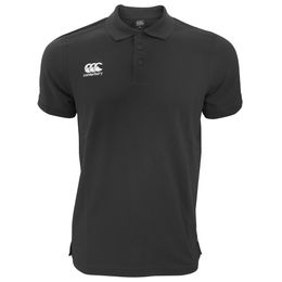 Canterbury Herren Waimak Kurzarm Pique Polo Shirt (Schwarz)