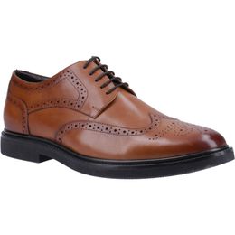 Hush Puppies Kingston Leder Herren Tan Brogue Schuhe