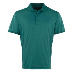 Premier - "Coolchecker" Poloshirt f&uuml;r Herren (Flaschengr&uuml;n)