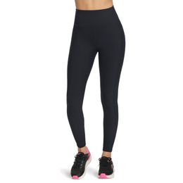 Skechers Performance GOFLEX Rib Nylon Damen Sportleggings in Schwarz