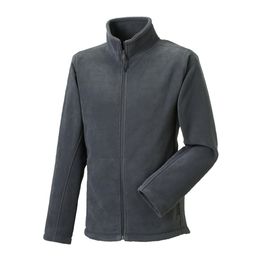 Russel Athletic Russell - "Outdoor" Fleecejacke Durchgehender Rei&szlig;verschluss f&uuml;r Herren (Grau)