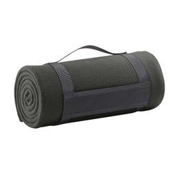 SOLS - Decke "Plaid", Fleece (Anthrazit)