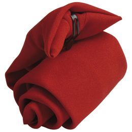 Premier Herren Clip-On-Krawatte, unifarben (Rot)