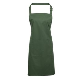 Premier Ladies/Womens Colours Bip Sch&uuml;rze mit Tasche (Moosgr&uuml;n)