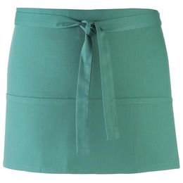 Premier Ladies/Womens Colours 3 Pocket Sch&uuml;rze (2er-Pack) (Smaragd)