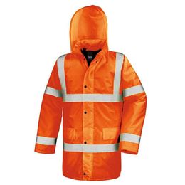 SAFE-GUARD by Result - "Motorway" Jacke f&uuml;r Herren (Orange)