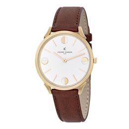 Pierre Cardin Pigalle Half Moon Braun Unisex Armbanduhr CPI.2012