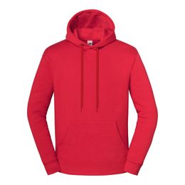 Fruit of the Loom - "Iconic Premium" Kapuzenpullover f&uuml;r Herren (Rot)