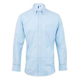 Premier - "Signature" Formelles Hemd f&uuml;r Herren Lang&auml;rmlig (Hellblau)