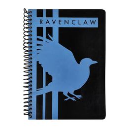 Harry Potter - "Wizarding World" Ravenclaw-Notizbuch, A5 (Schwarz/Blau)
