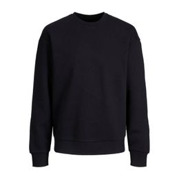 Jack & Jones Herren-Pullover der Marke Jack & Jones. Der Pullover ist aus hochwertiger Baumwolle und Polyester gefertigt. Die feine Mischung dieser Materialien sorgt f&uuml;r einen herrlich warmen Tragekomfort. Marke: Jack & JonesModellname: Star Basic Sweat Crew Neck Kategorie: HerrenpulloverMaterialien: Baumwolle/PolyesterFarbe: schwarz