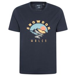 Mountain Warehouse - "Snowdon" T-Shirt f&uuml;r Herren kurz&auml;rmlig (Marineblau)