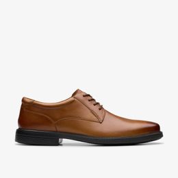 Clarks Wendell Lace II Tan Leder Schuhe
