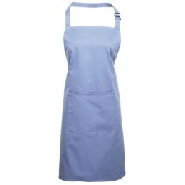 Premier Ladies/Womens Colours Bip Sch&uuml;rze mit Tasche (2er-Pack) (Mittelblau)
