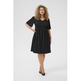 Kaffe Jersey-Kleid mit regul&auml;rer Passform black