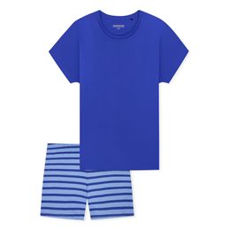 Schiesser Damen Pyjama Casual EssentialsSchlafanzug, Pyjama Set, Nachtw&auml;sche