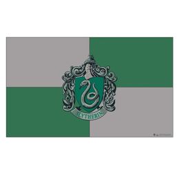 Harry Potter - "Wizarding World" Slytherin Wappen T&uuml;rmatte (Gr&uuml;n)